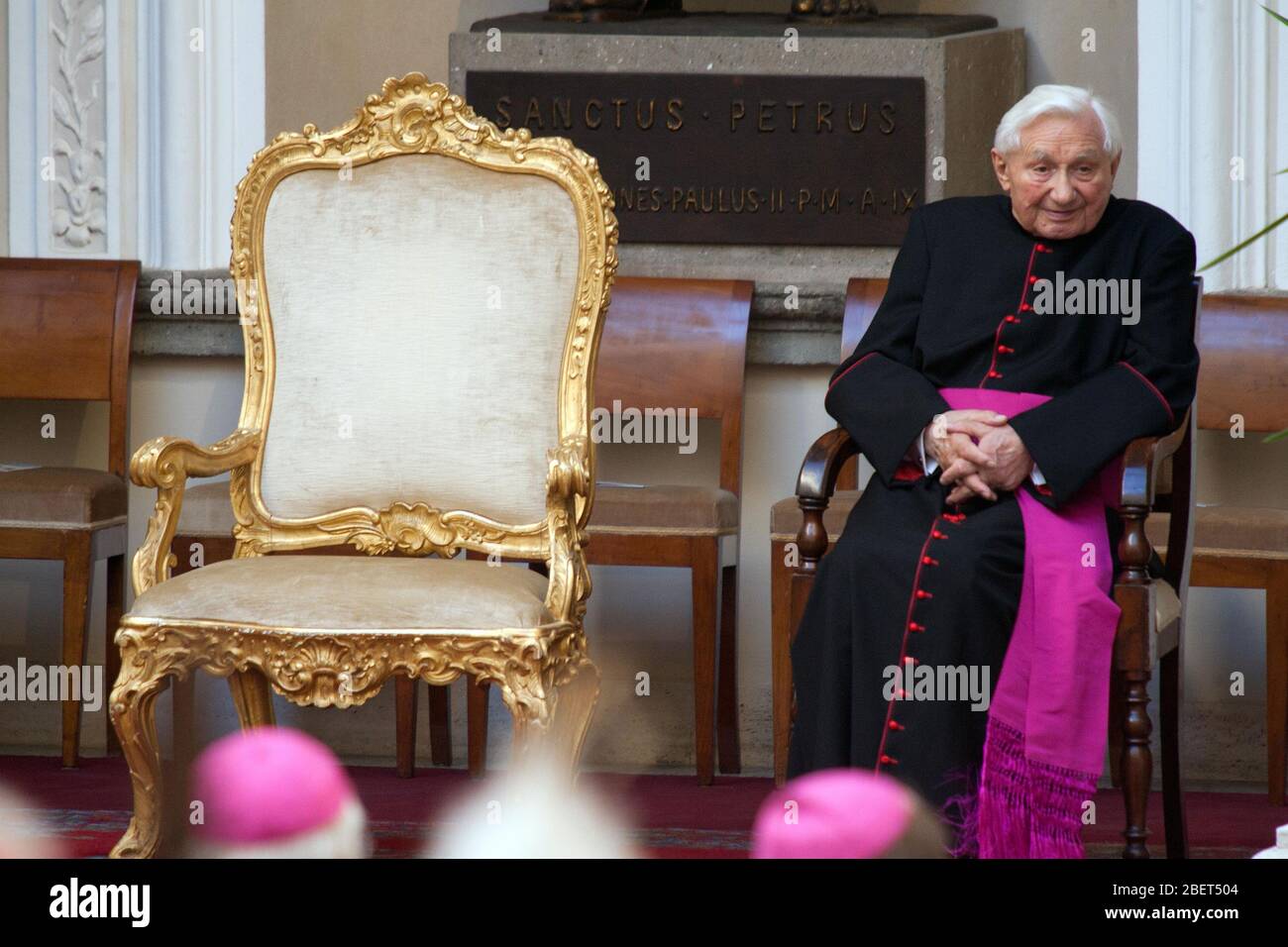 Georg Ratzinger (brother)t at the honorary evening for Pope Benedict ...