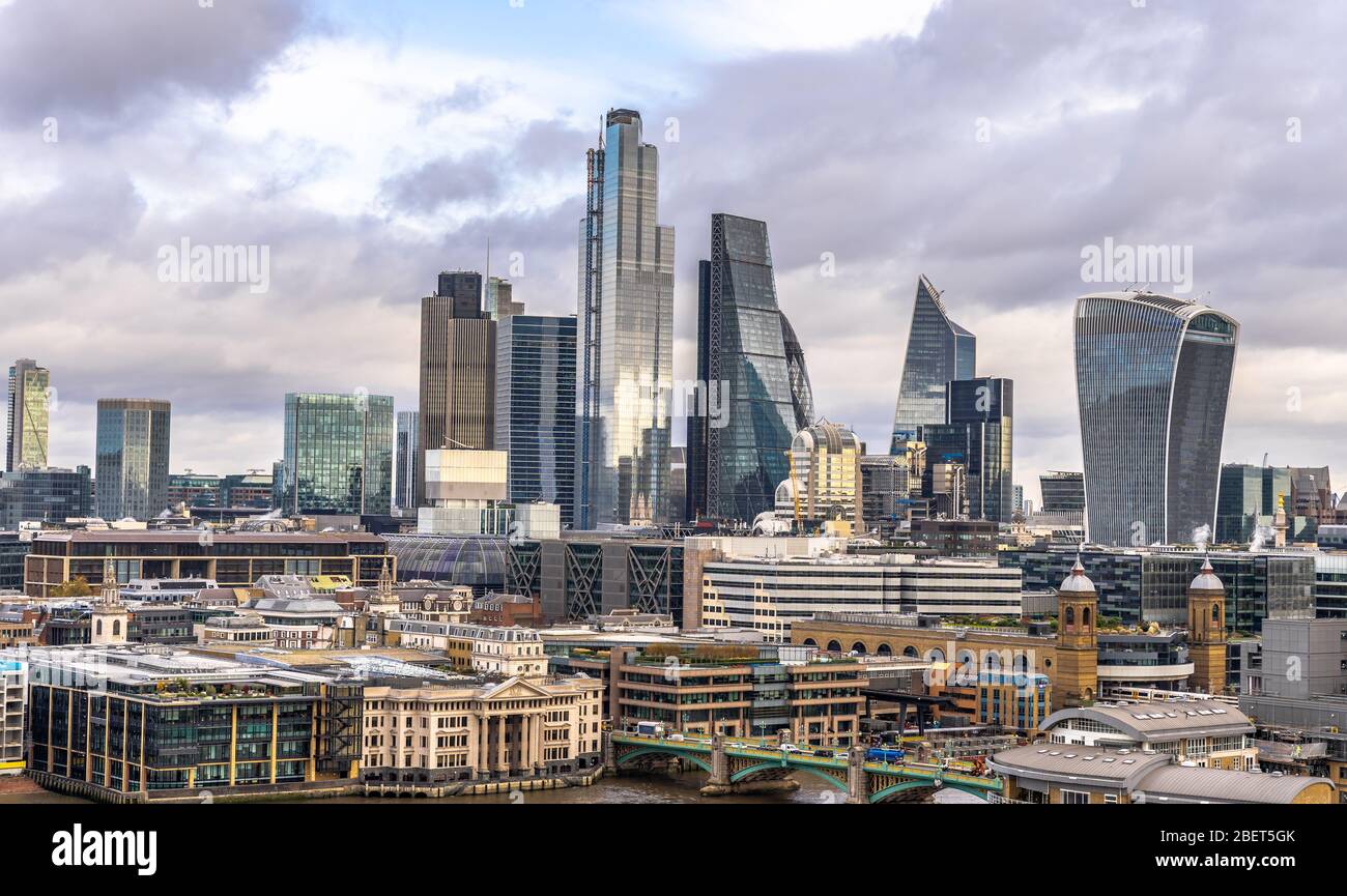 Aerial view of London city , England,UK Stock Photo - Alamy