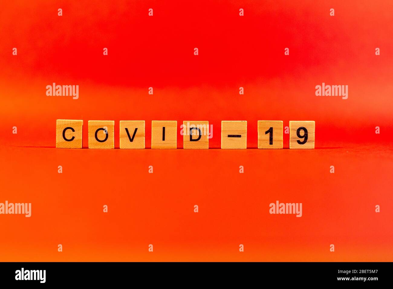 The concept of a pandemic and a virus is a Coronavirus word made of ...