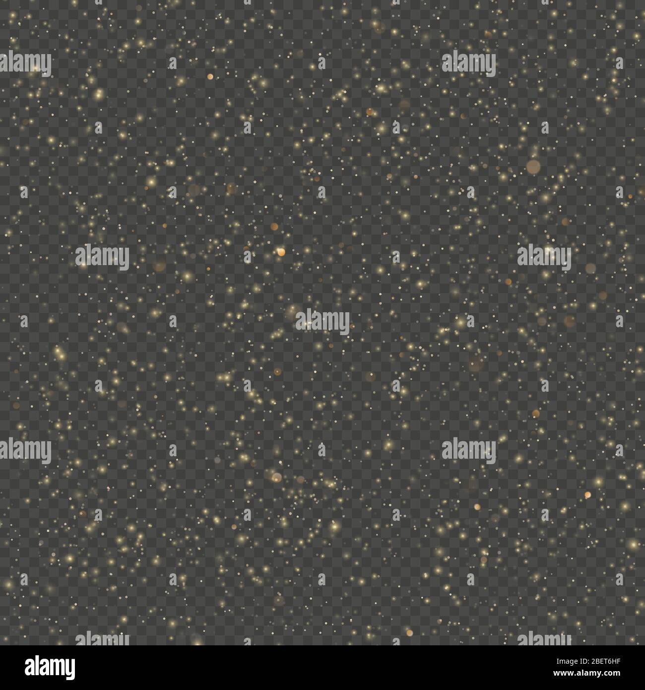 Glitter particles overlay effect. Gold glittering star dust sparkling ...