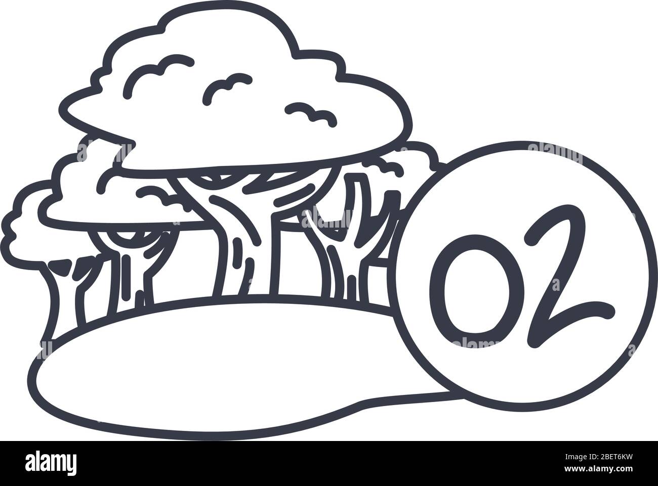 O2 symbol Stock Vector Images - Alamy