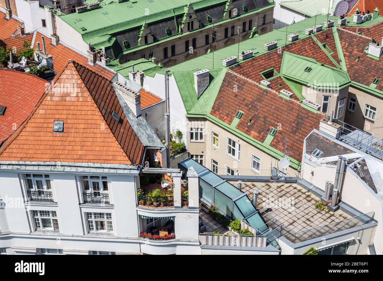 Aerial birds eye view buildings hi-res stock photography and images - Alamy