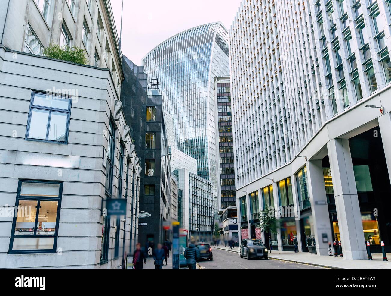 London Financial District ,UK.View of London's financial district ...