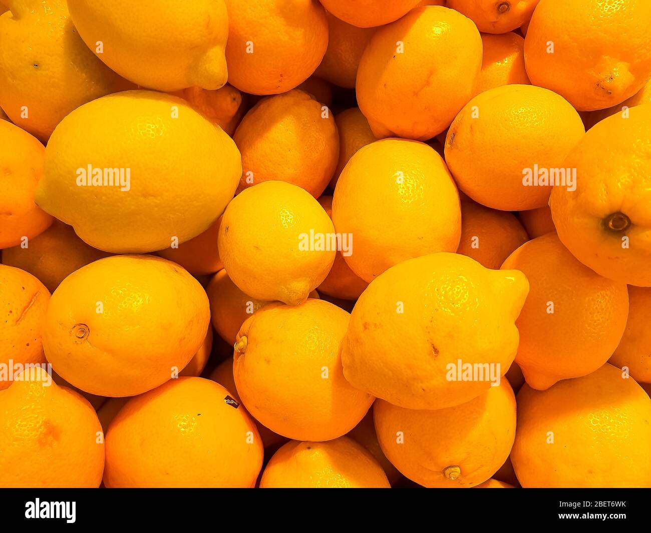 Fresh juicy lemons, vitamin background.Fresh and Ripe Citron background ...