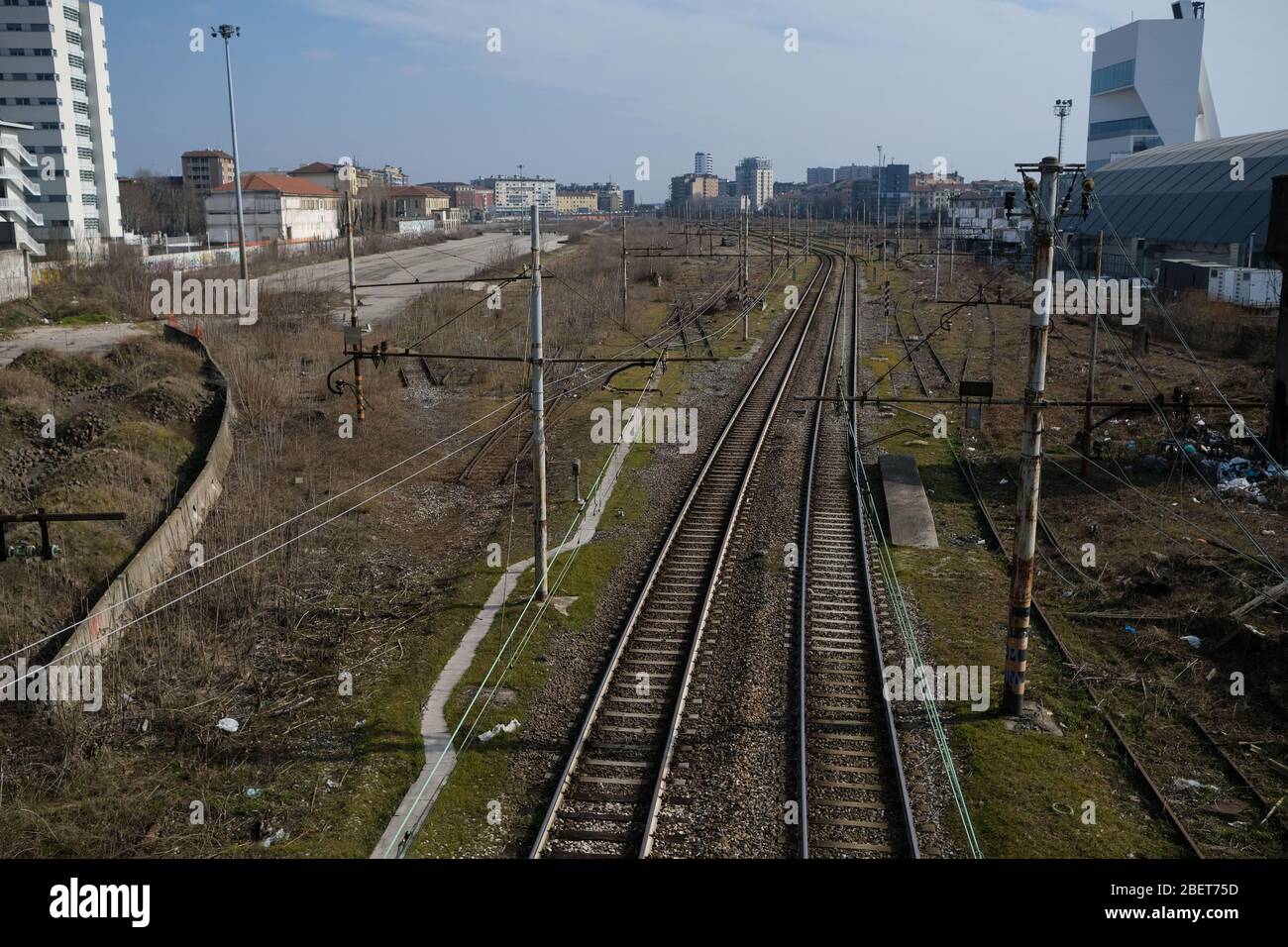 Railway station without trains hi-res stock photography and images - Alamy
