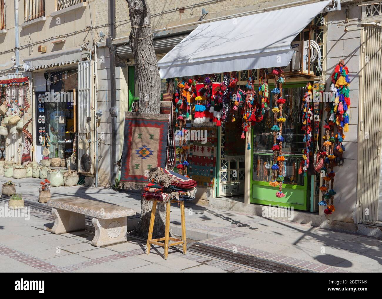 Persian carpet shop in bazaar hi-res stock photography and images - Alamy