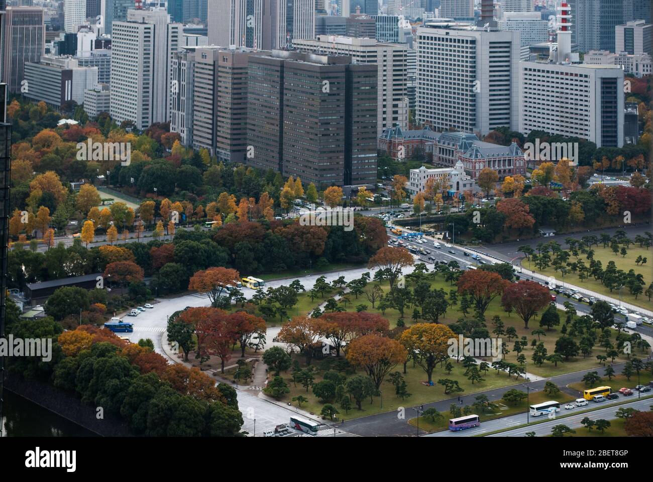 Tokyo City Cityscape Skyline Layout High Density 2 Chome-4-1 Marunouchi ...