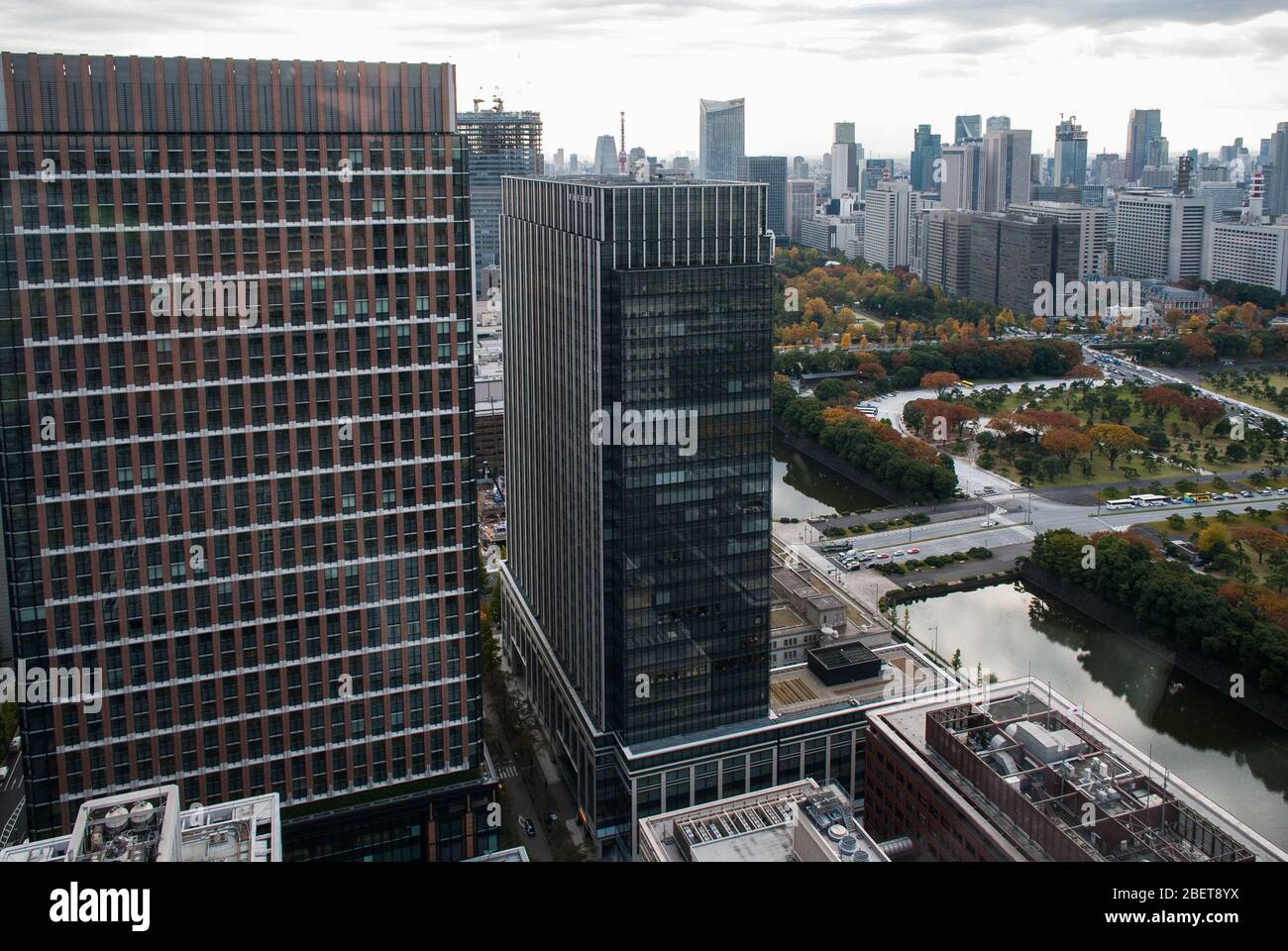 Tokyo City Cityscape Skyline Layout High Density 2 Chome-4-1 Marunouchi ...