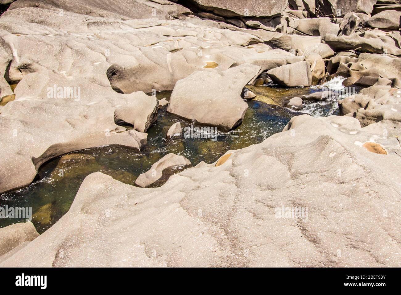 Vale da Lua Waterfall, Chapada dos Veadeiros, Goias, Brazil Stock Photo ...