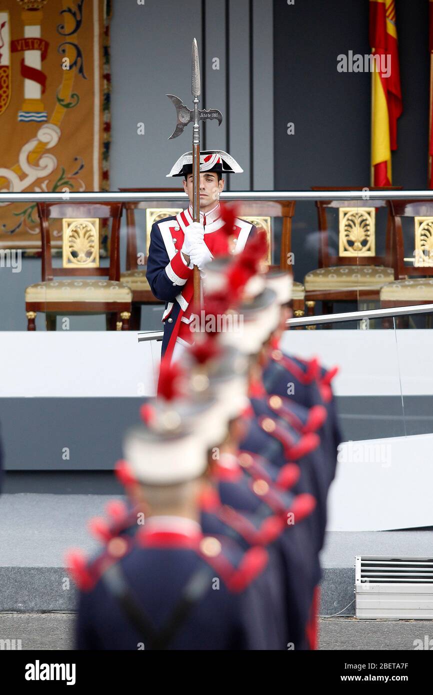 Members of the Royal Guard during the National Day Military Parad ...