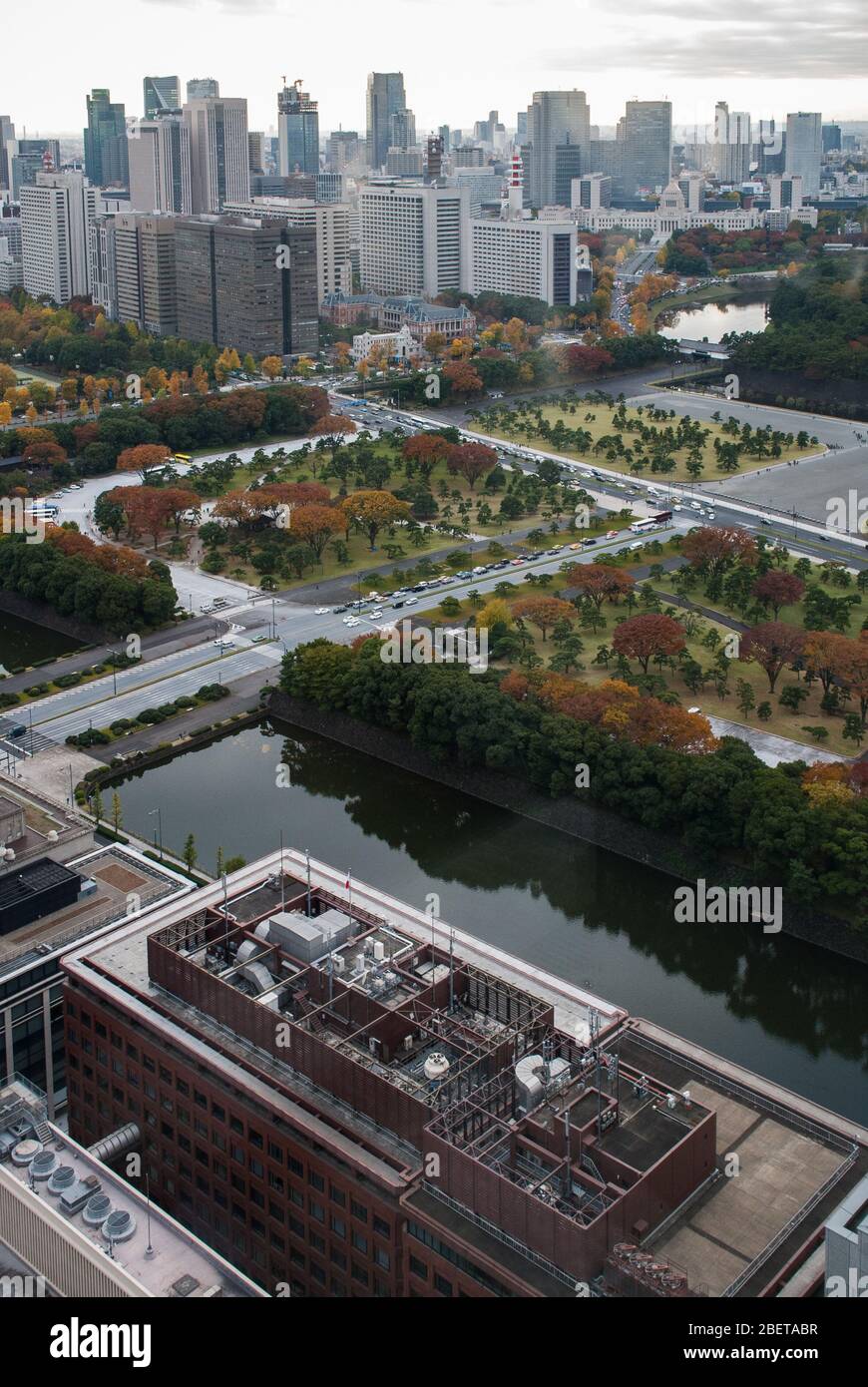 Tokyo City Cityscape Skyline Layout High Density 2 Chome-4-1 Marunouchi ...