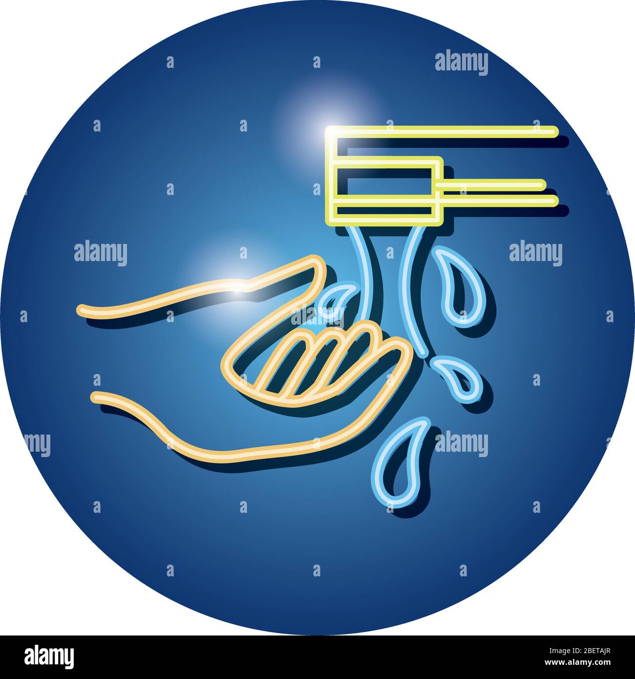 Illuminated sink Stock Vector Images - Alamy