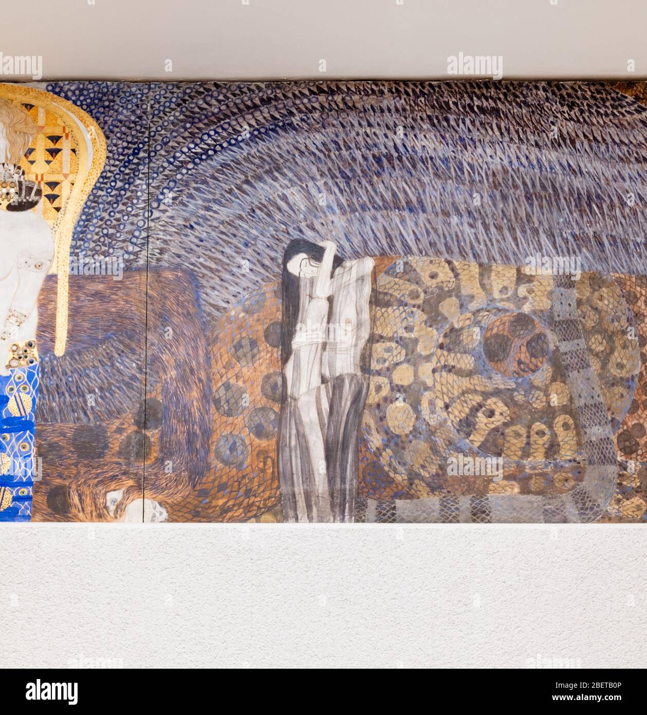 Gustav klimt beethoven frieze hi-res stock photography and images - Alamy