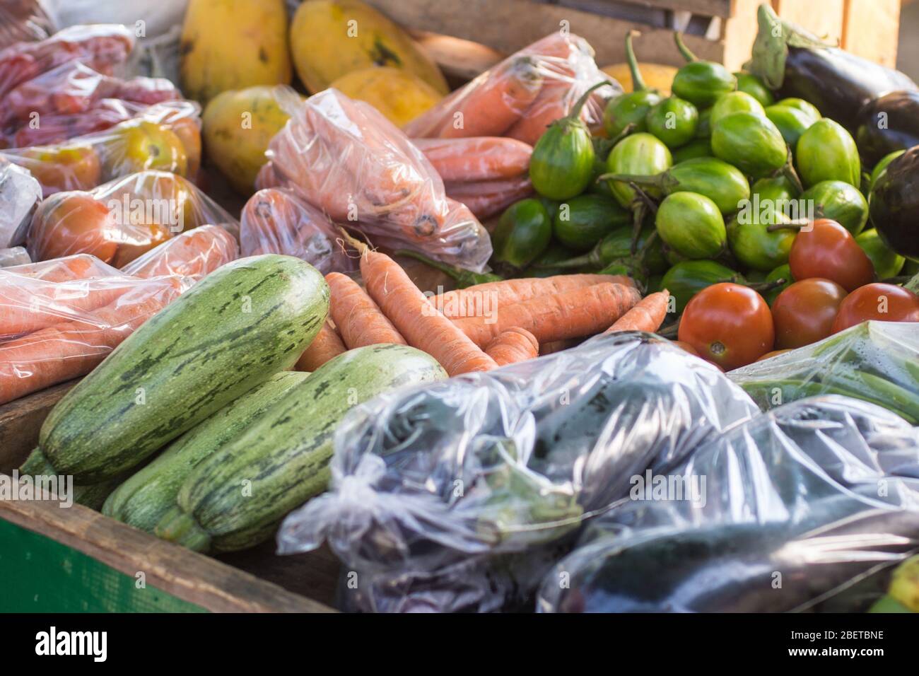 Vegetables on a Street Market in Rio de Janeiro, Brazil Stock Photo - Alamy