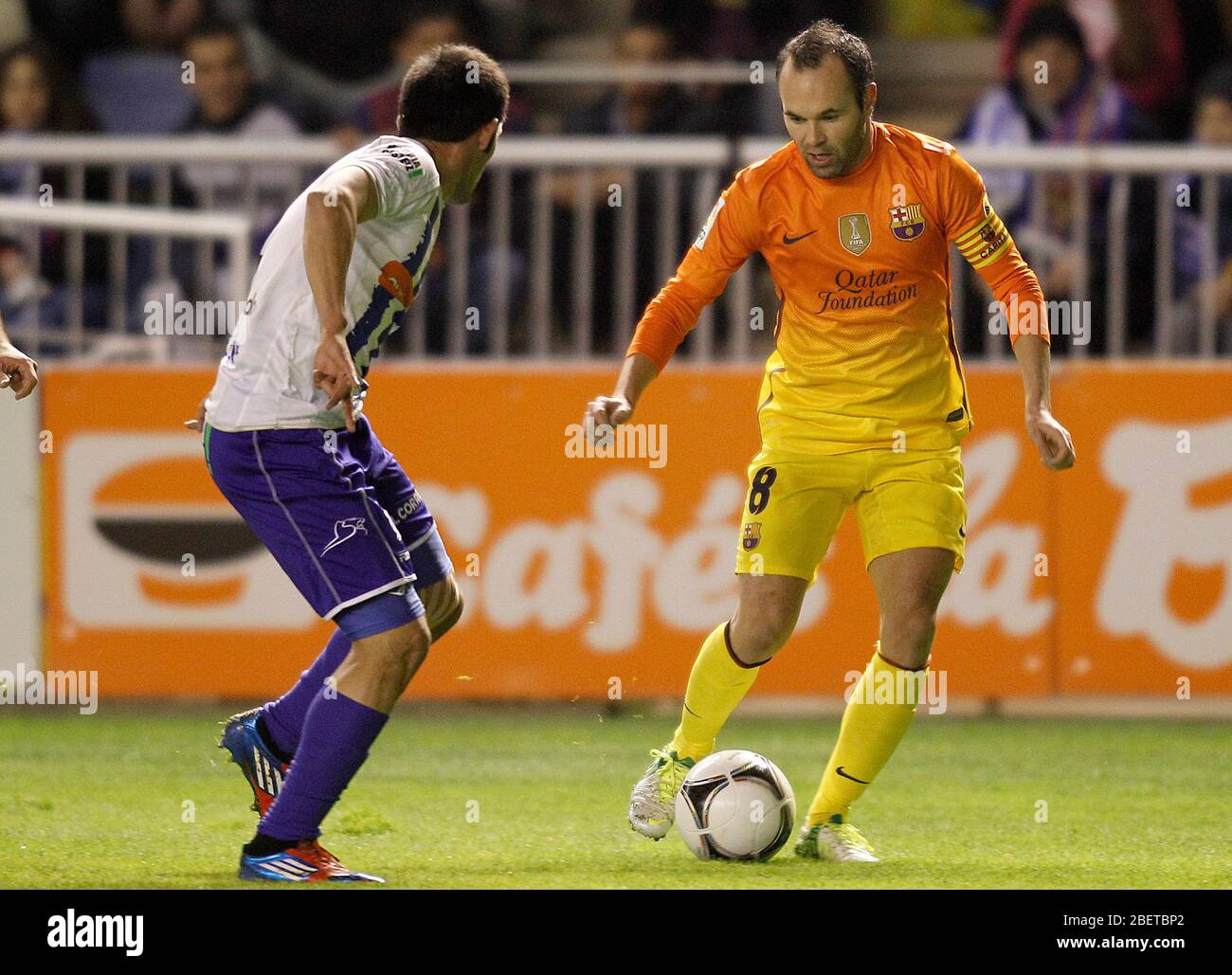 FC Barcelona's Andres Iniesta during Spanish King's Cup match.October ...