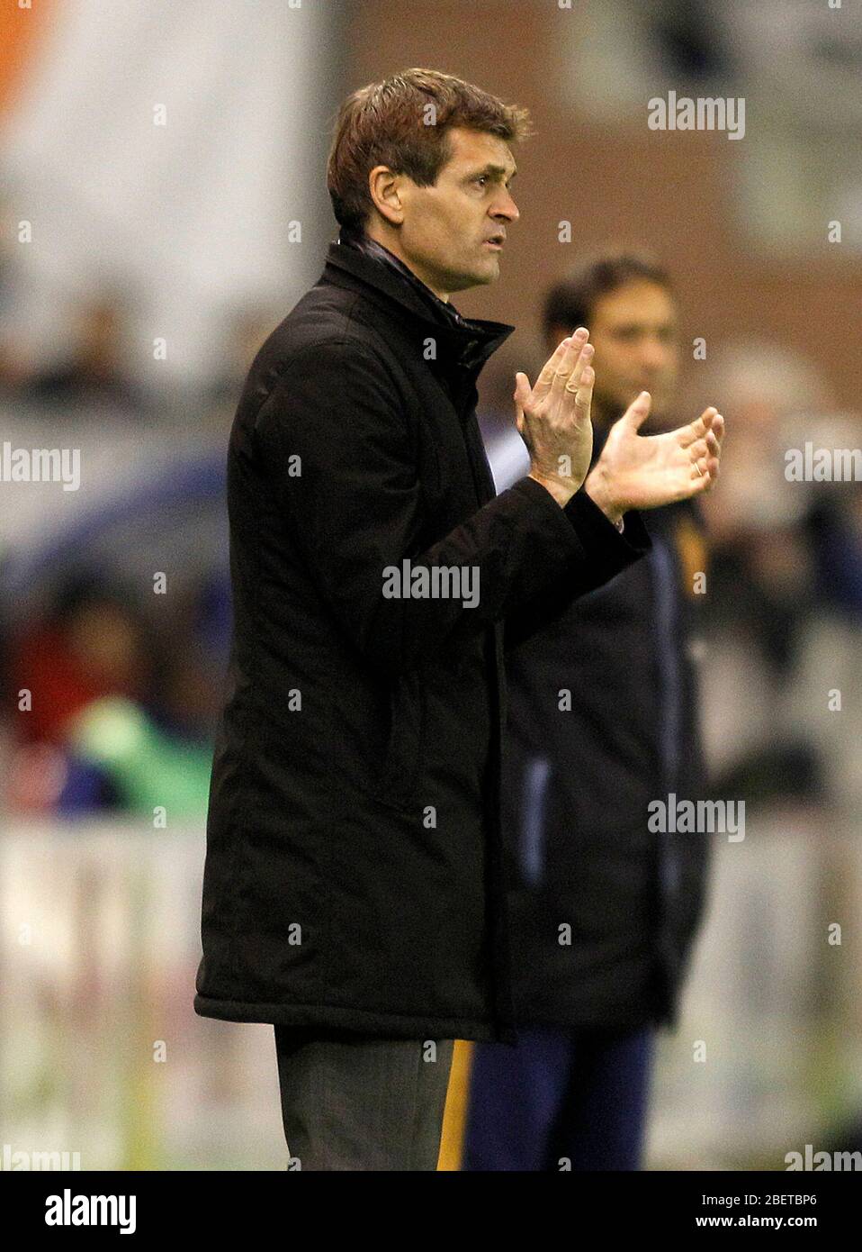 FC Barcelona's coach Tito Vilanova during Spanish King's Cup match ...