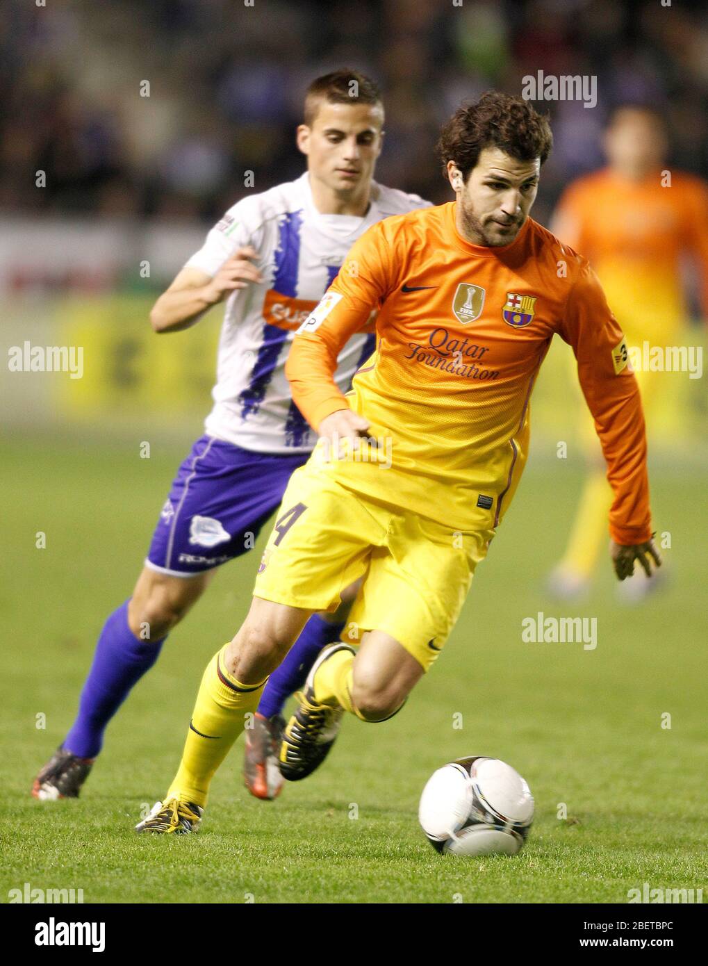 FC Barcelona's Cesc Fabregas during Spanish King's Cup match.October 30 ...