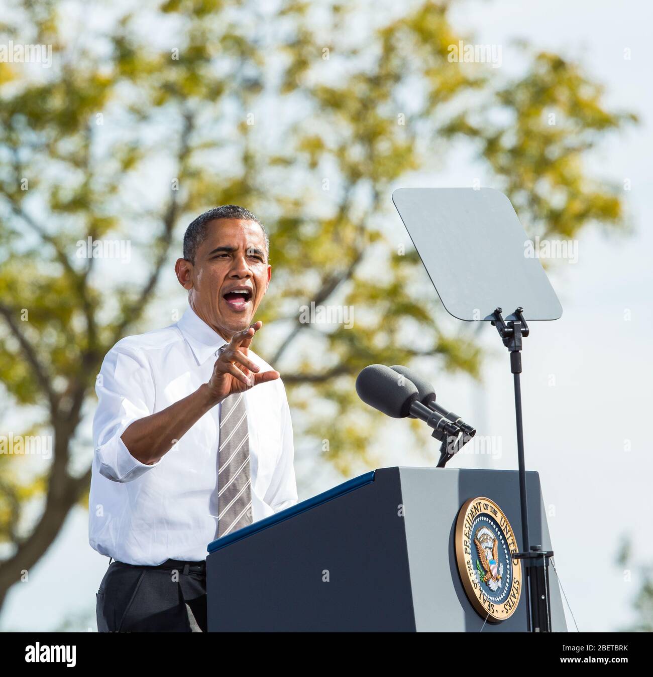 LAS VEGAS, NV - November 1: President Barack Obama pictured at Eva ...