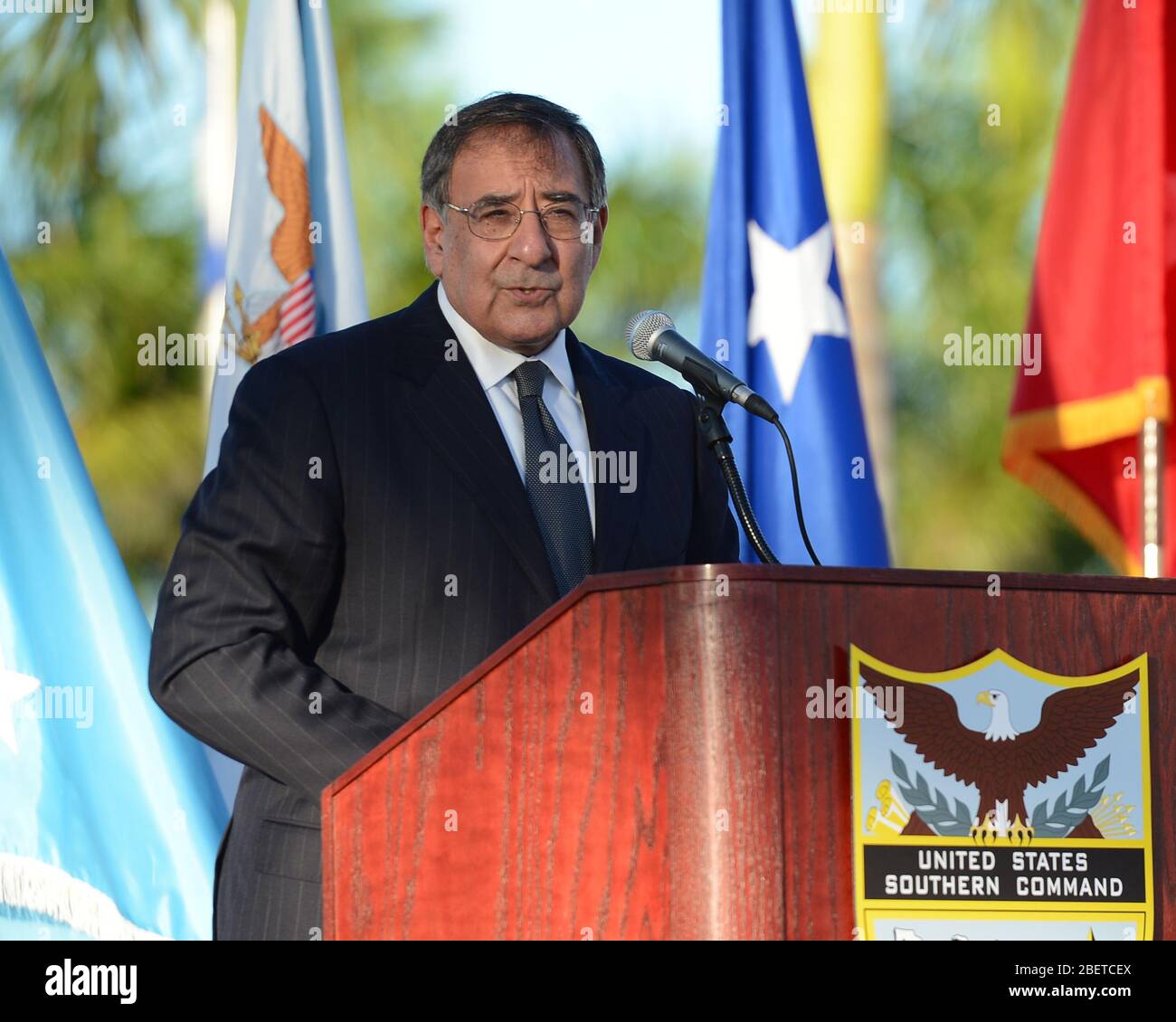 MIAMI, FL - NOVEMBER 19: Sec of Defence Leon Panetta attends the Change ...
