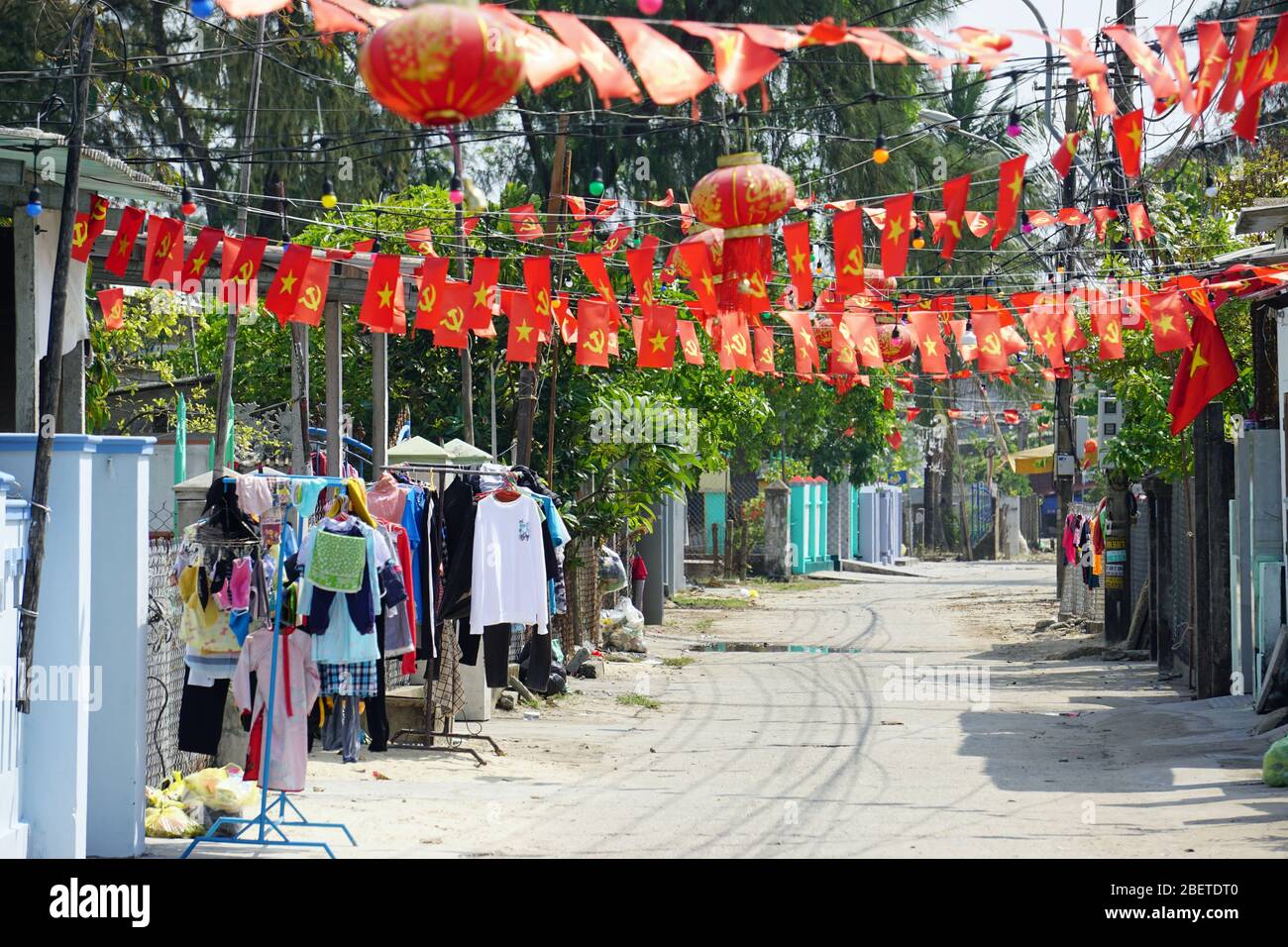 simple village life outside of hue in vietnam Stock Photo - Alamy