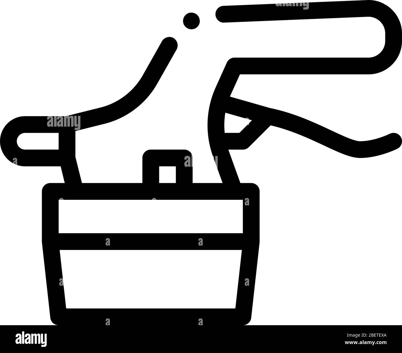 tile cutter icon vector outline illustration Stock Vector Image & Art ...