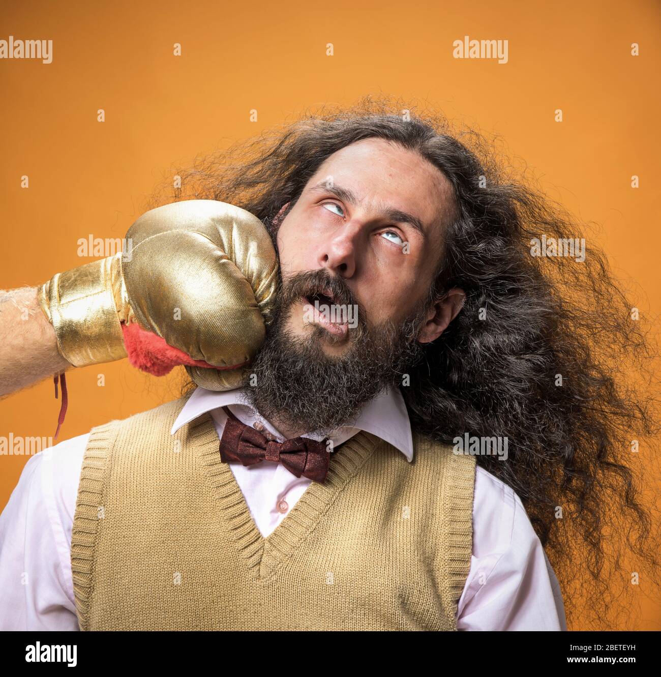 Nerd boxing hi-res stock photography and images - Alamy