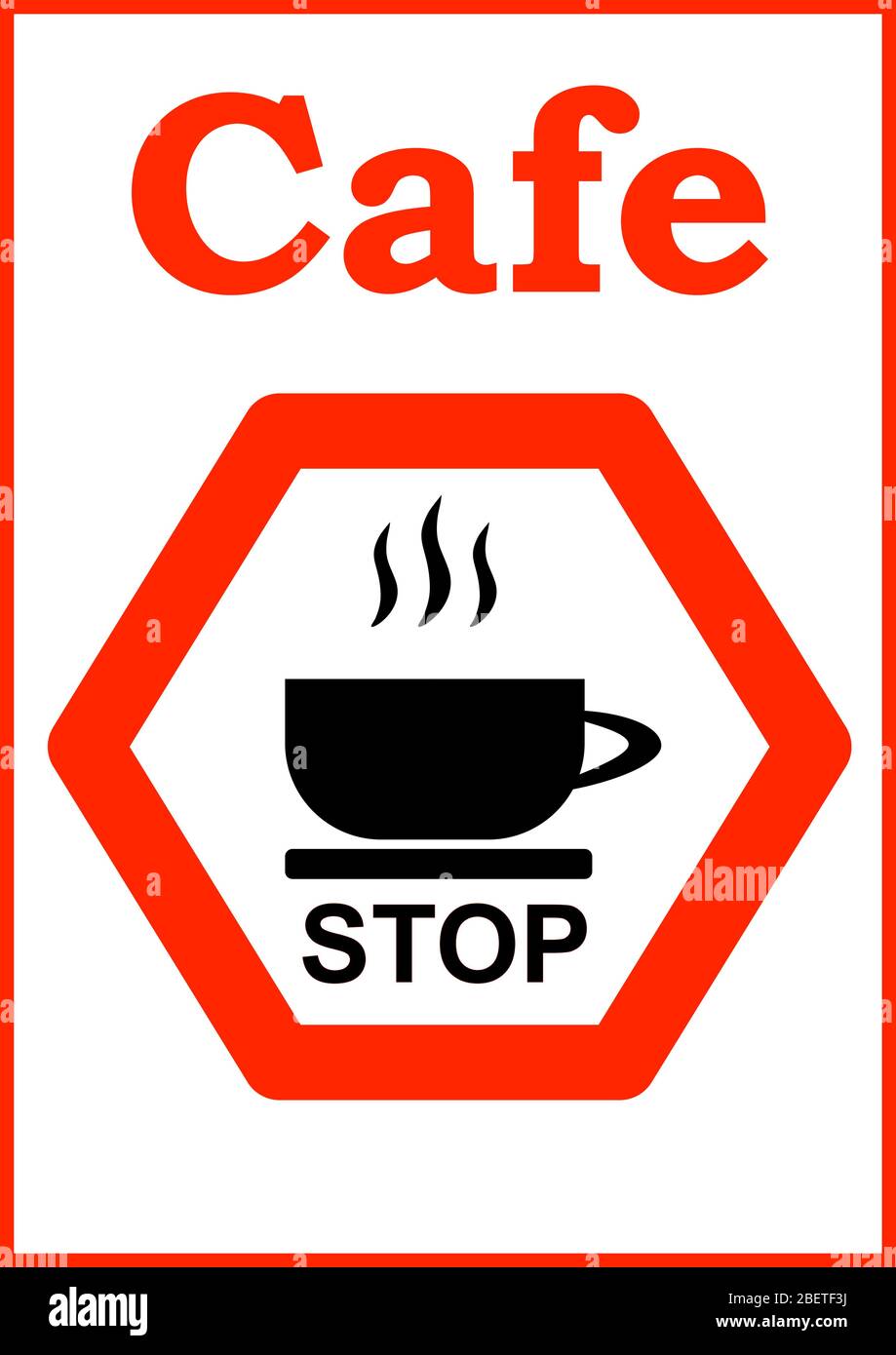 Village coffee shop Stock Vector Images - Alamy