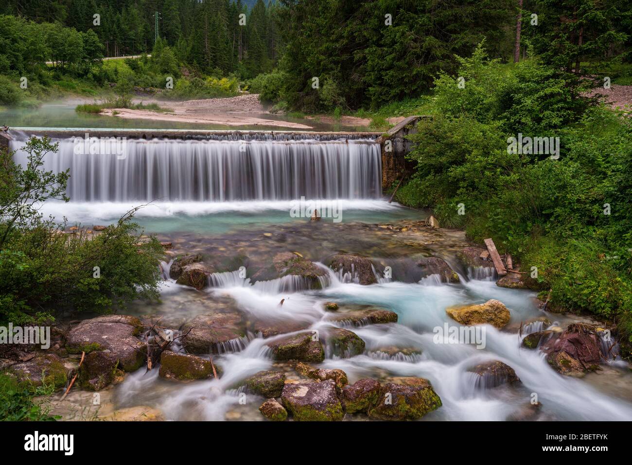 River in the Puster Valley Stock Photo - Alamy