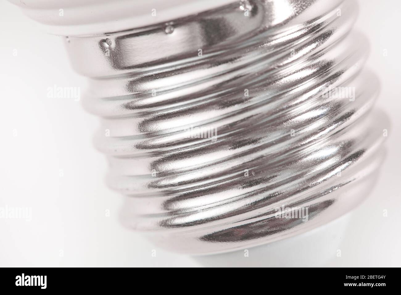 bulb base close-up on white background, isolated objects Stock Photo ...