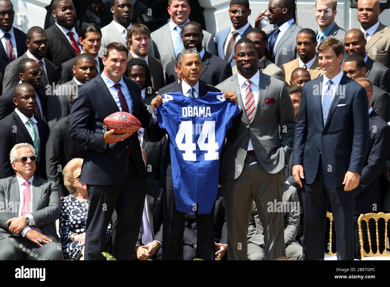 June 8, 2012 The New York Giants visit the White House as President ...