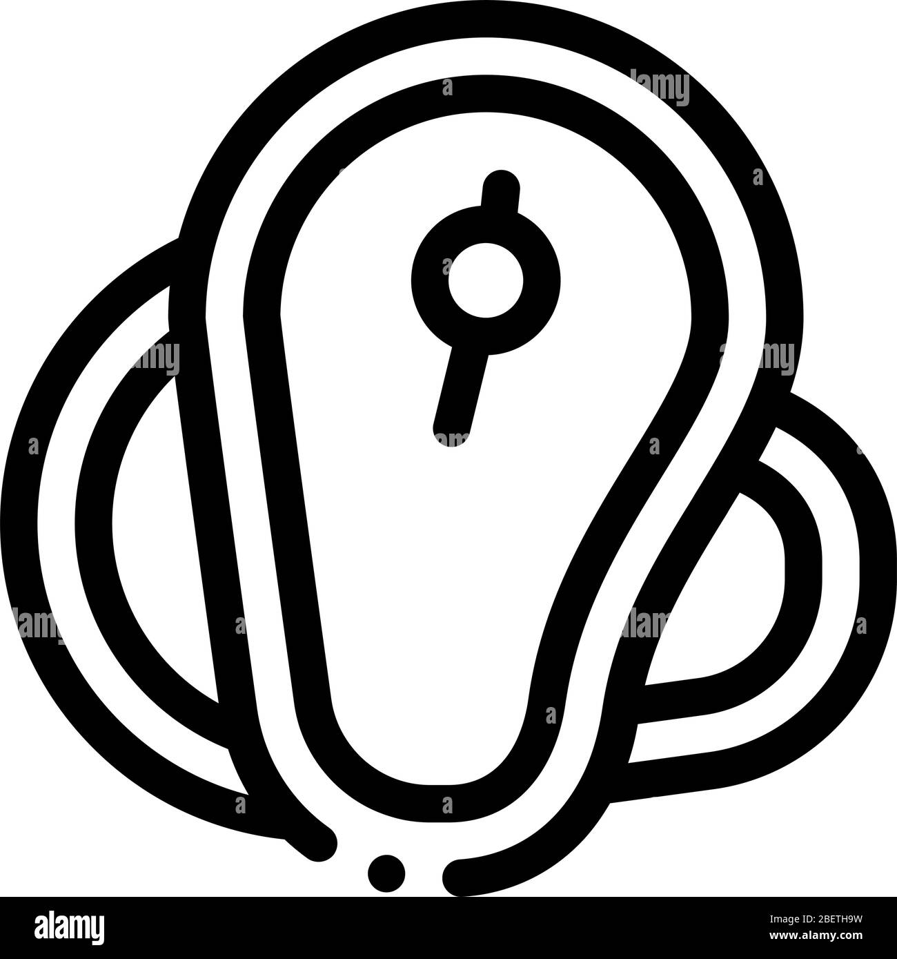 salmon fillet icon vector outline illustration Stock Vector Image & Art ...