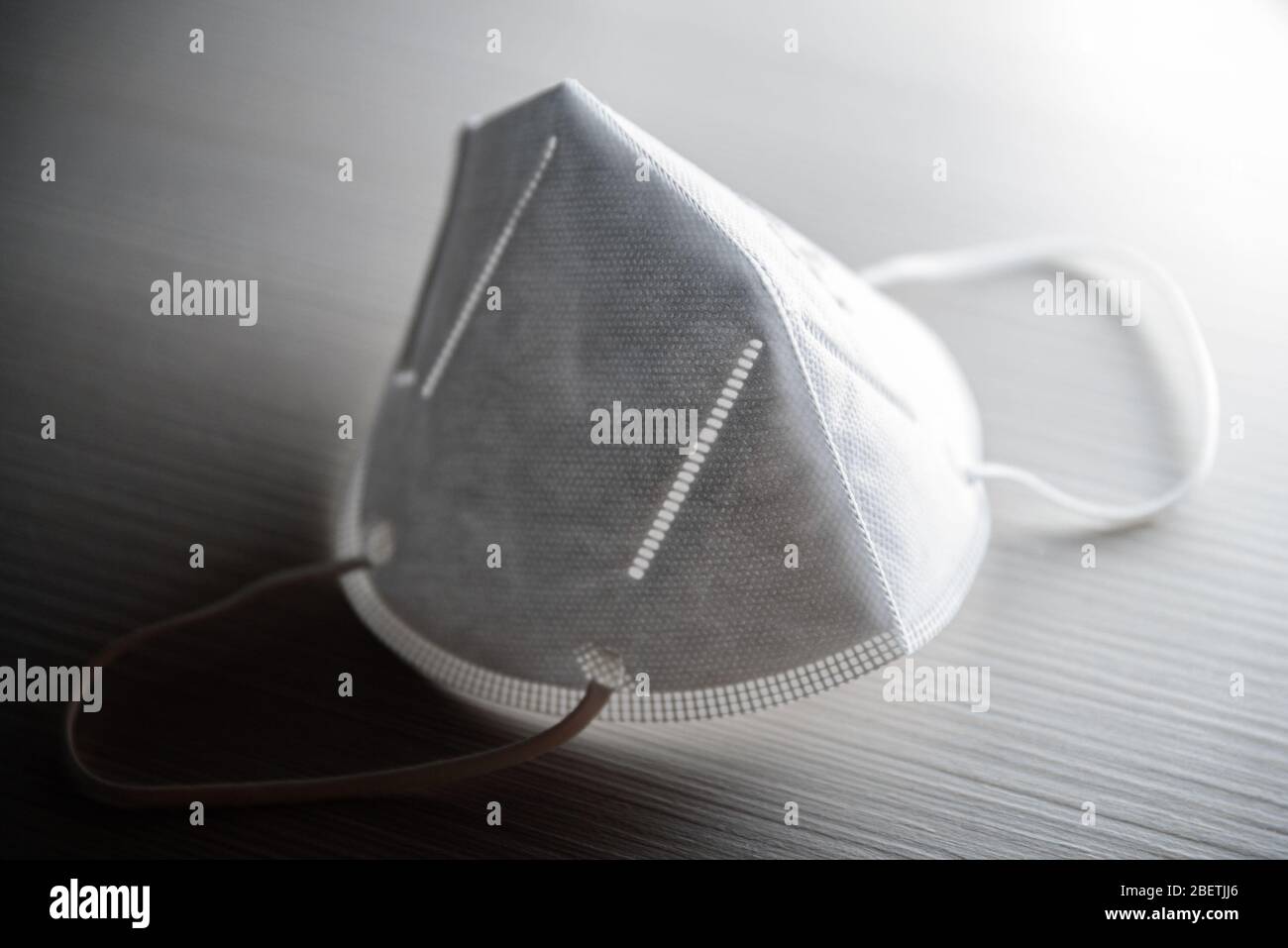 Surgical mask KN96 marked with logo used for self protection from ...