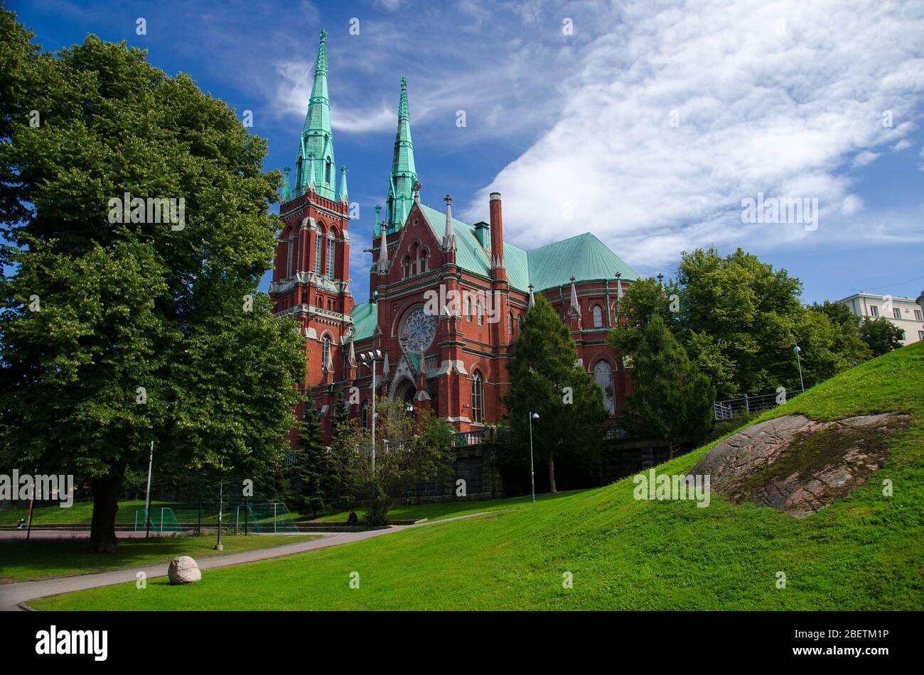 St. John's Church (Johanneksenkirkko), a Lutheran church in the Gothic ...