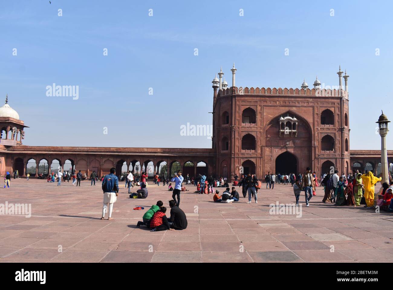 Delhi, India. The Jama Majid Stock Photo - Alamy