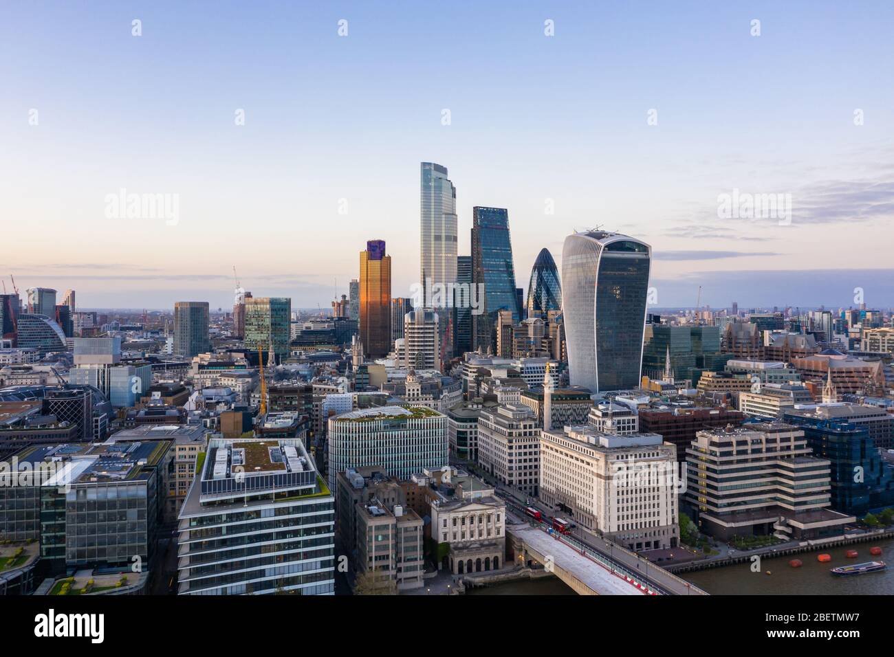 Aerial view london from drone hi-res stock photography and images - Alamy