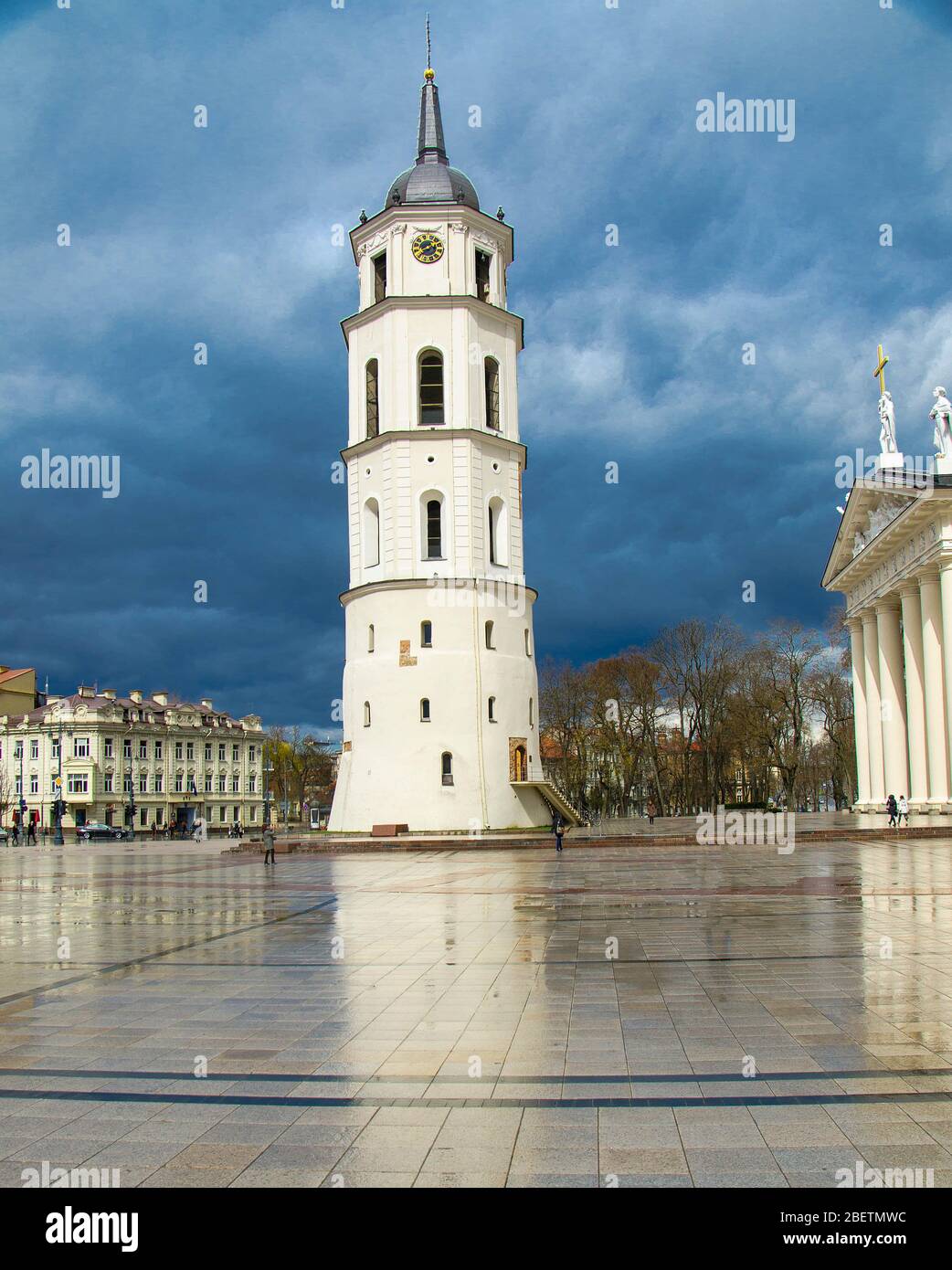 Bell Tower and Cathedral Basilica Of St. Stanislaus and St. Vladislav ...