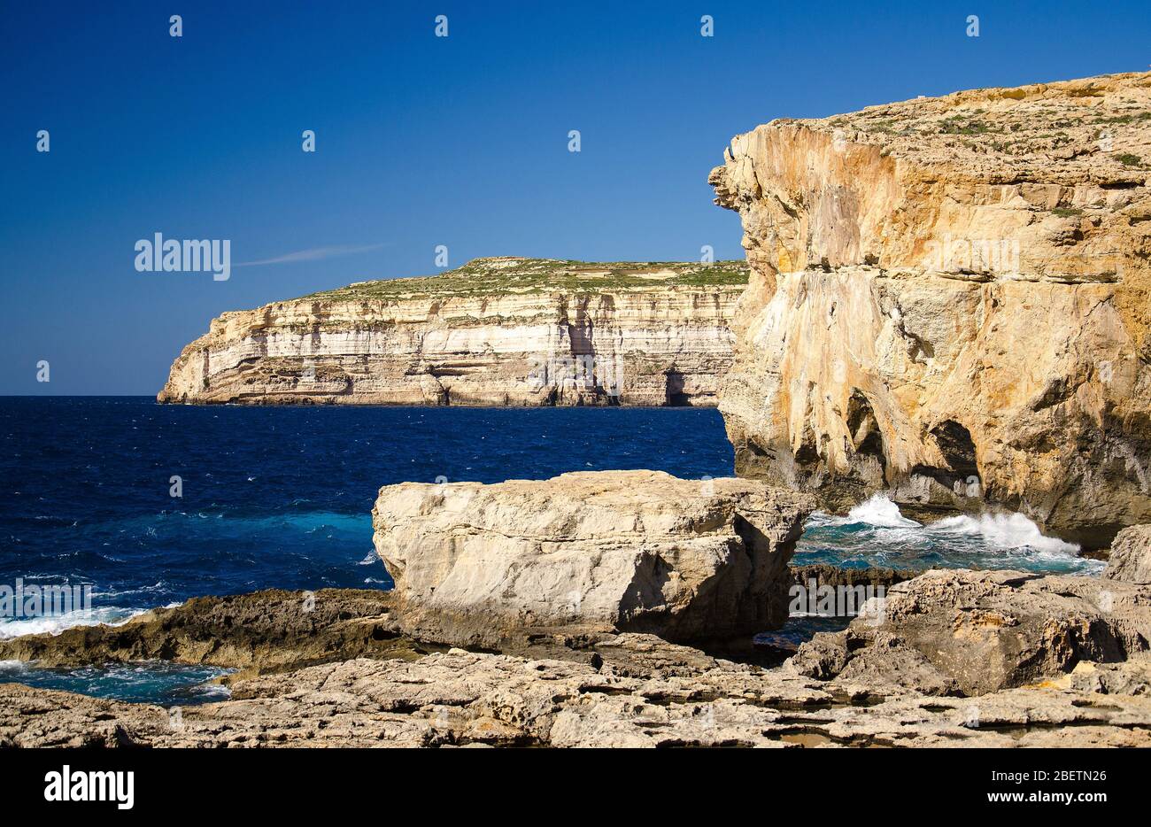 Azure window collapsed natural arch hi-res stock photography and images ...