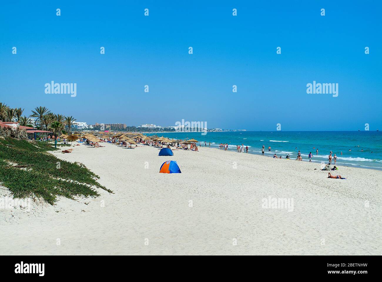 Beach, Sousse, Tunisia Stock Photo - Alamy