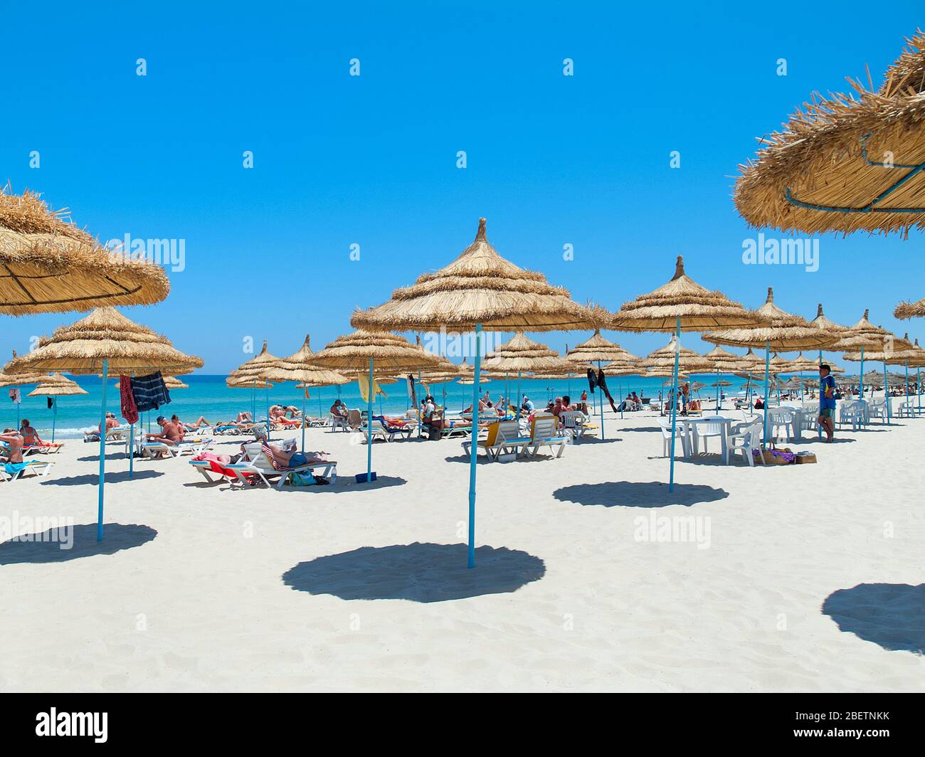 Beach, Sousse, Tunisia Stock Photo - Alamy