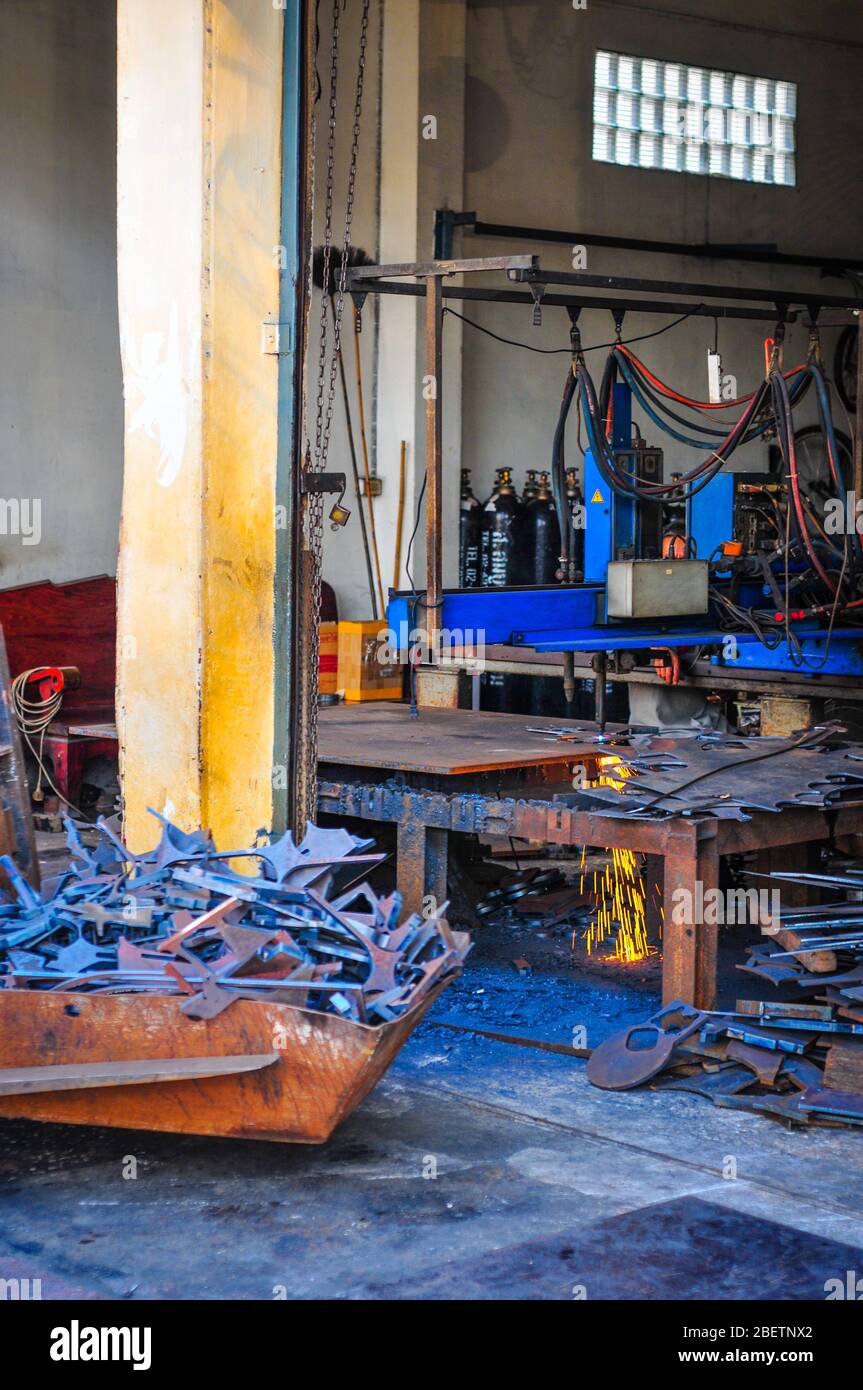 Engineering factory in Bangkok Thailand Stock Photo - Alamy