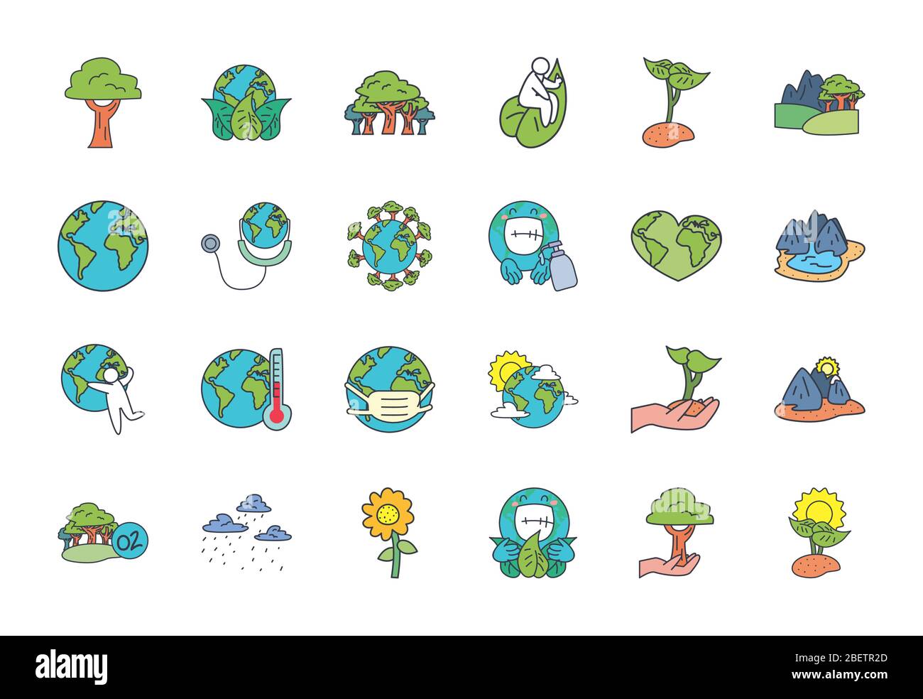 The sea is the heart of the planet Stock Vector Images - Alamy