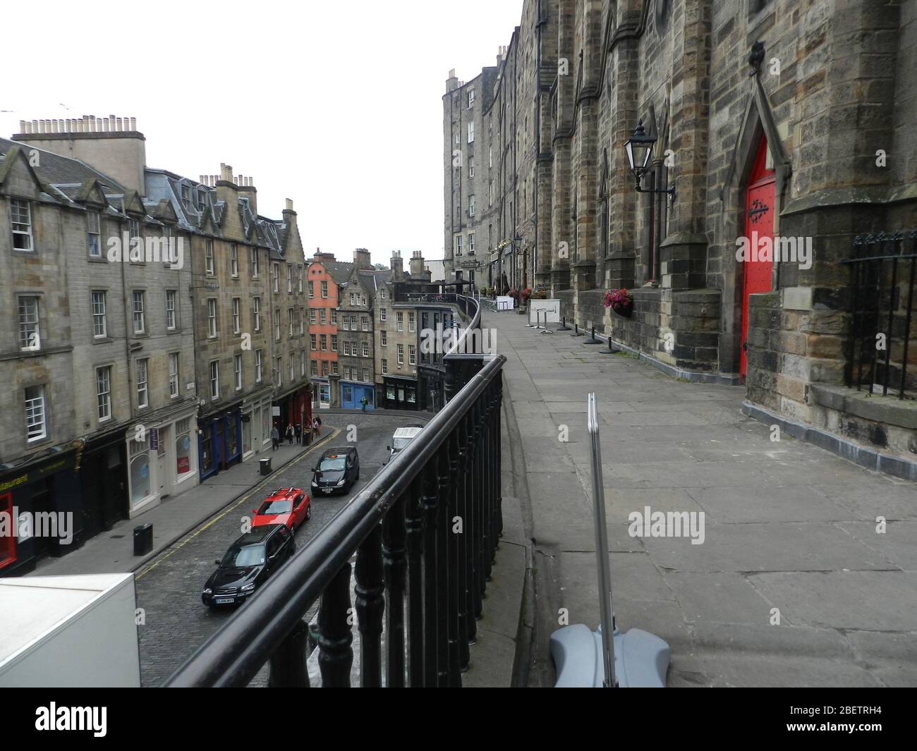 A view of Candlemaker Row, Edinburgh, Scotland Stock Photo - Alamy