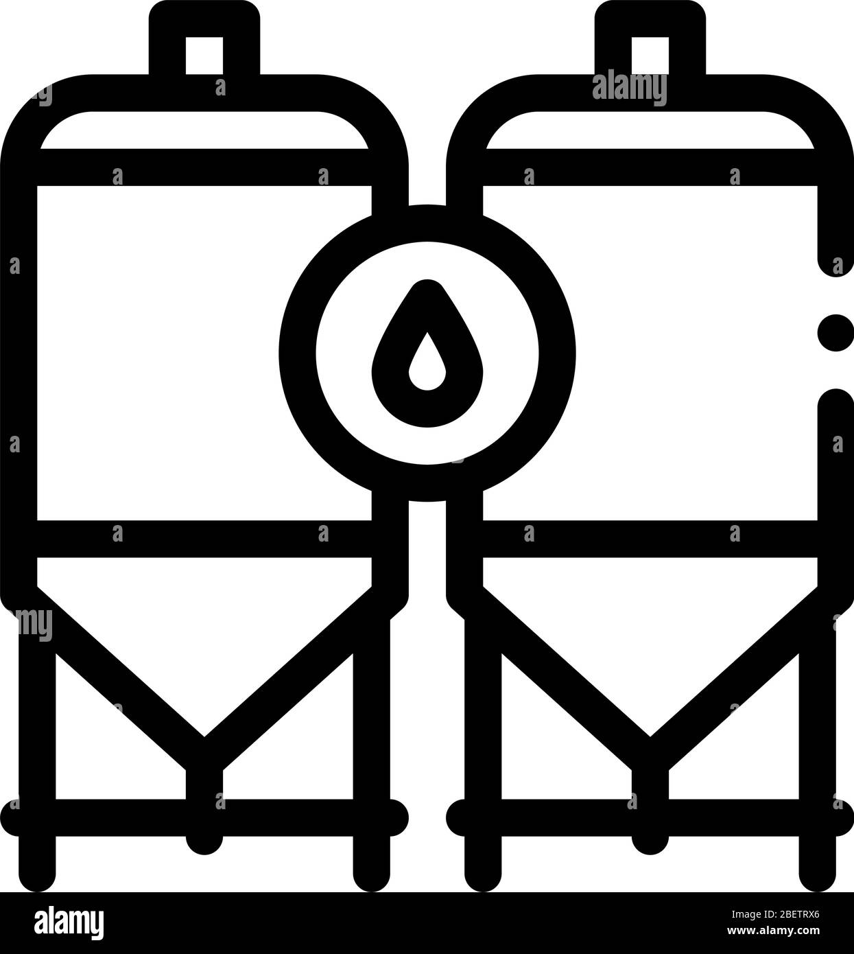 water machines icon vector outline illustration Stock Vector Image ...
