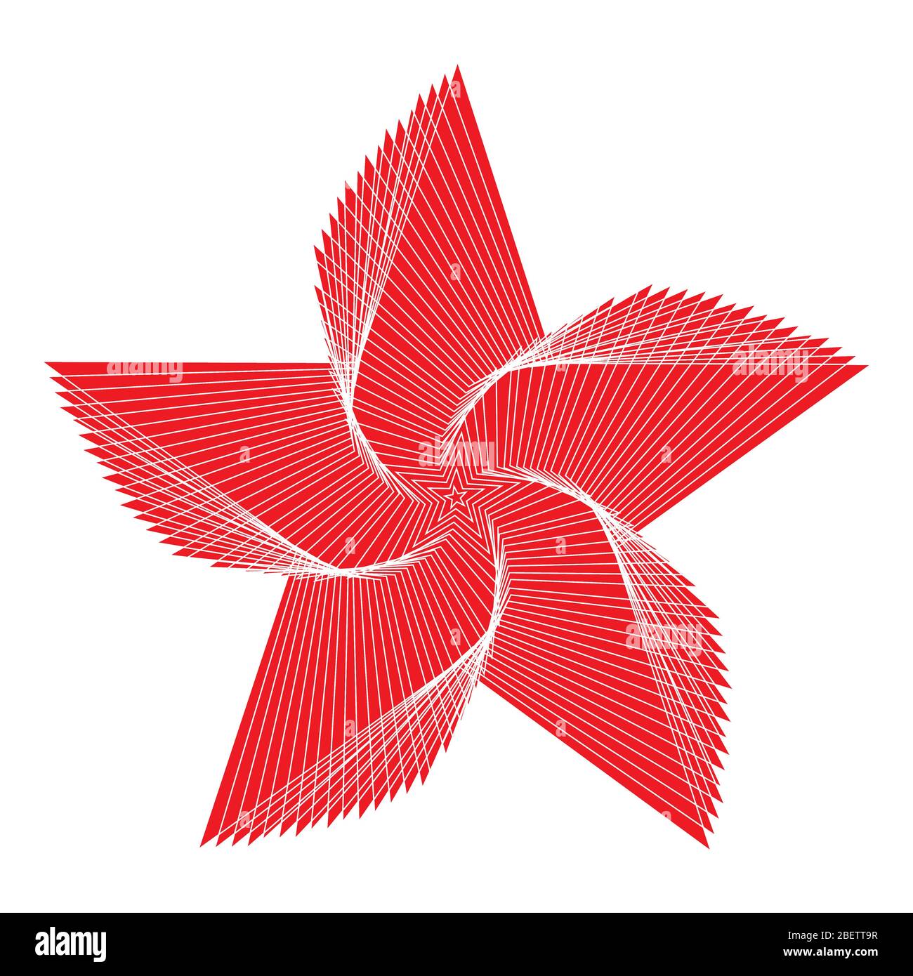 Five pointed star vector icon isolated on white Stock Vector Image ...