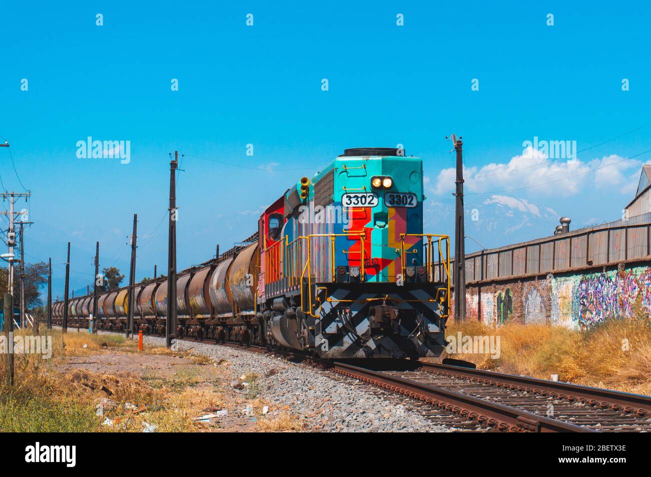 Chile trains in santiago hi-res stock photography and images - Alamy