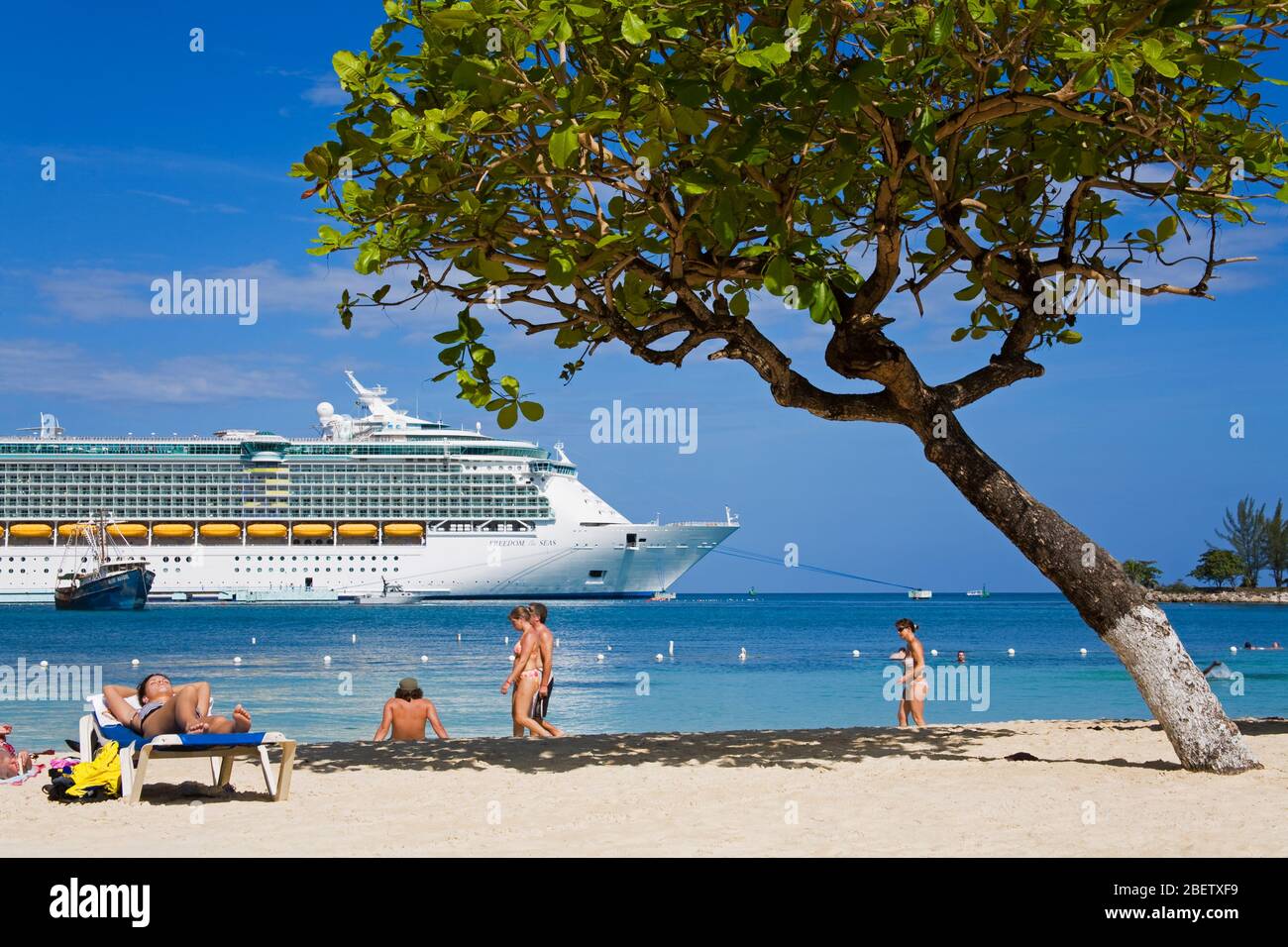 Turtle Beach, Ocho Rios, St. Ann's Parish, Jamaica, Caribbean Stock ...