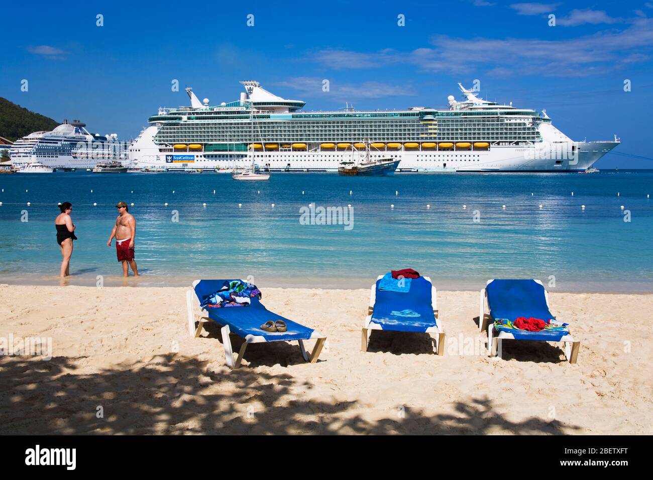 Turtle Beach, Ocho Rios, St. Ann's Parish, Jamaica, Caribbean Stock ...