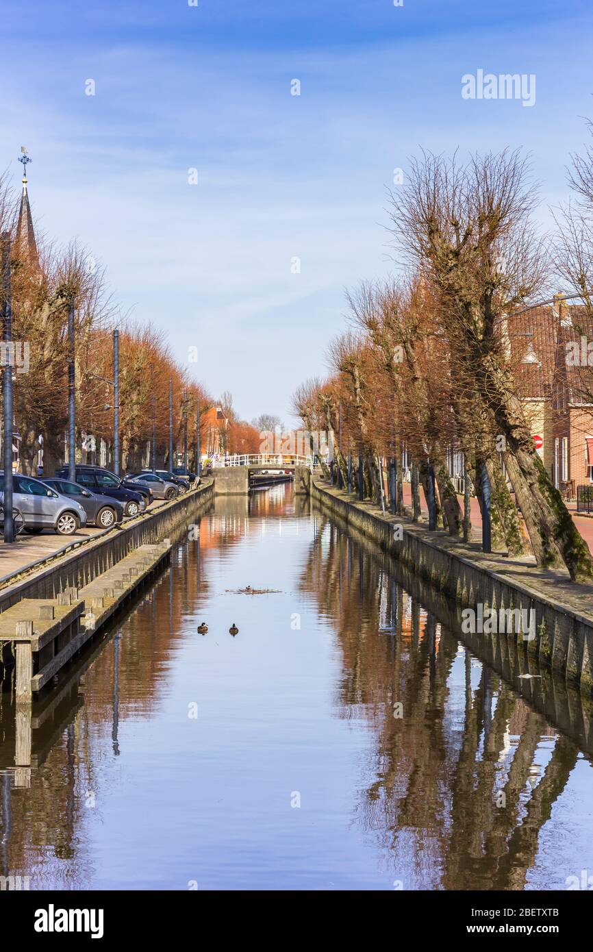 Central canal in historic town Balk, Netherlands Stock Photo - Alamy