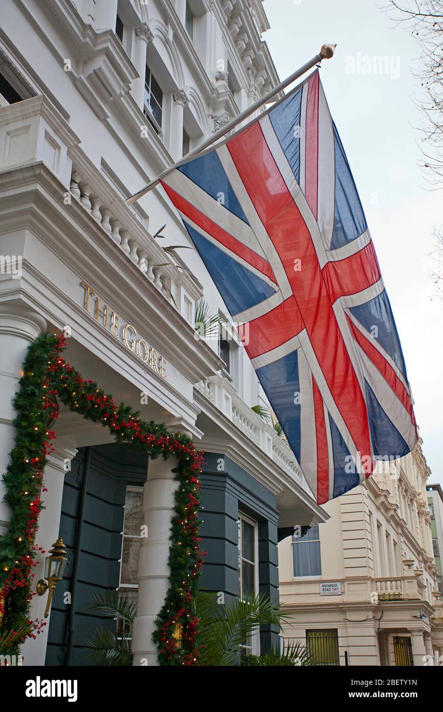 Large British Flag, Union Jack, The Gore, 190 Queen's Gate, London ...