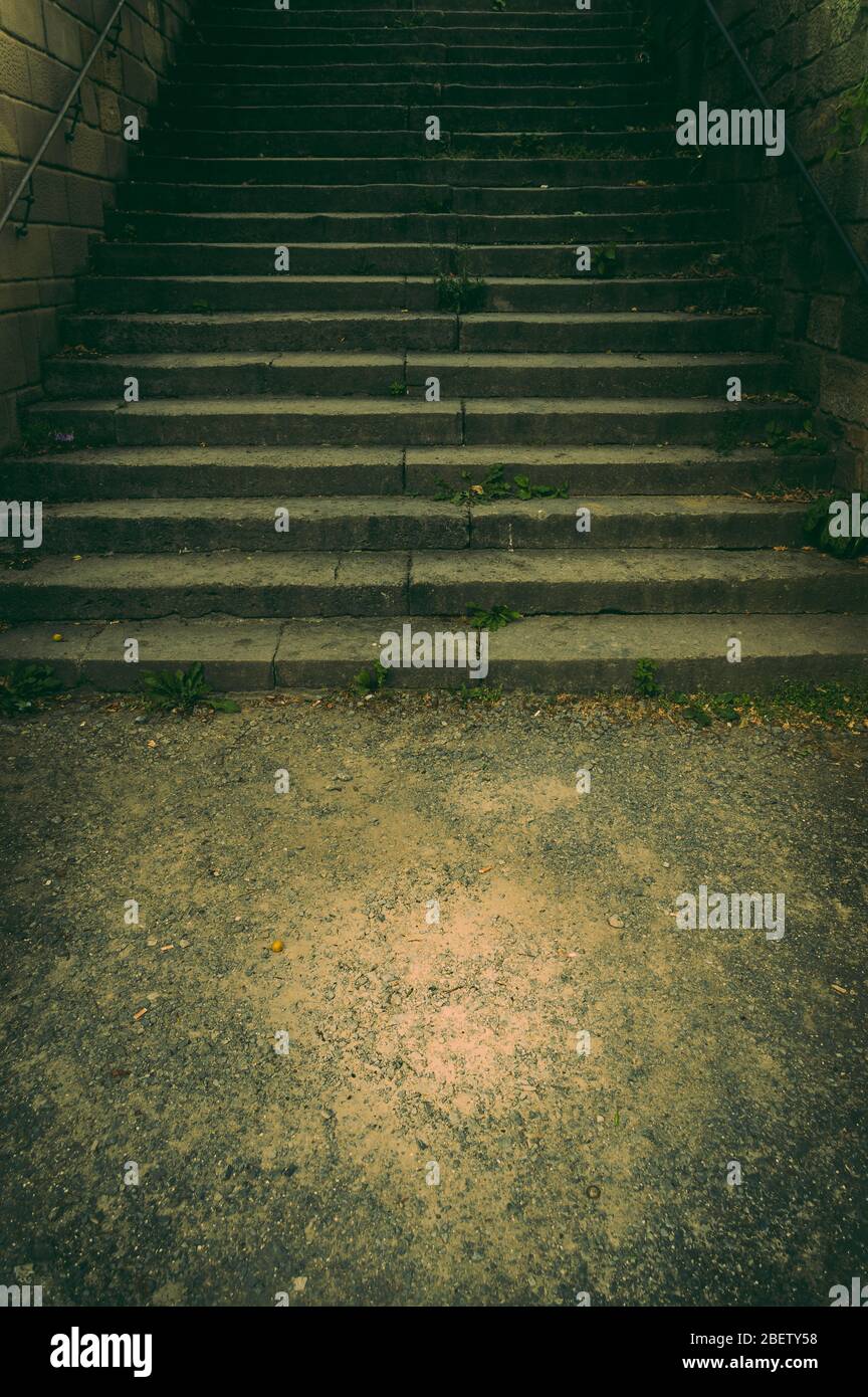 Scary stairs hi-res stock photography and images - Alamy